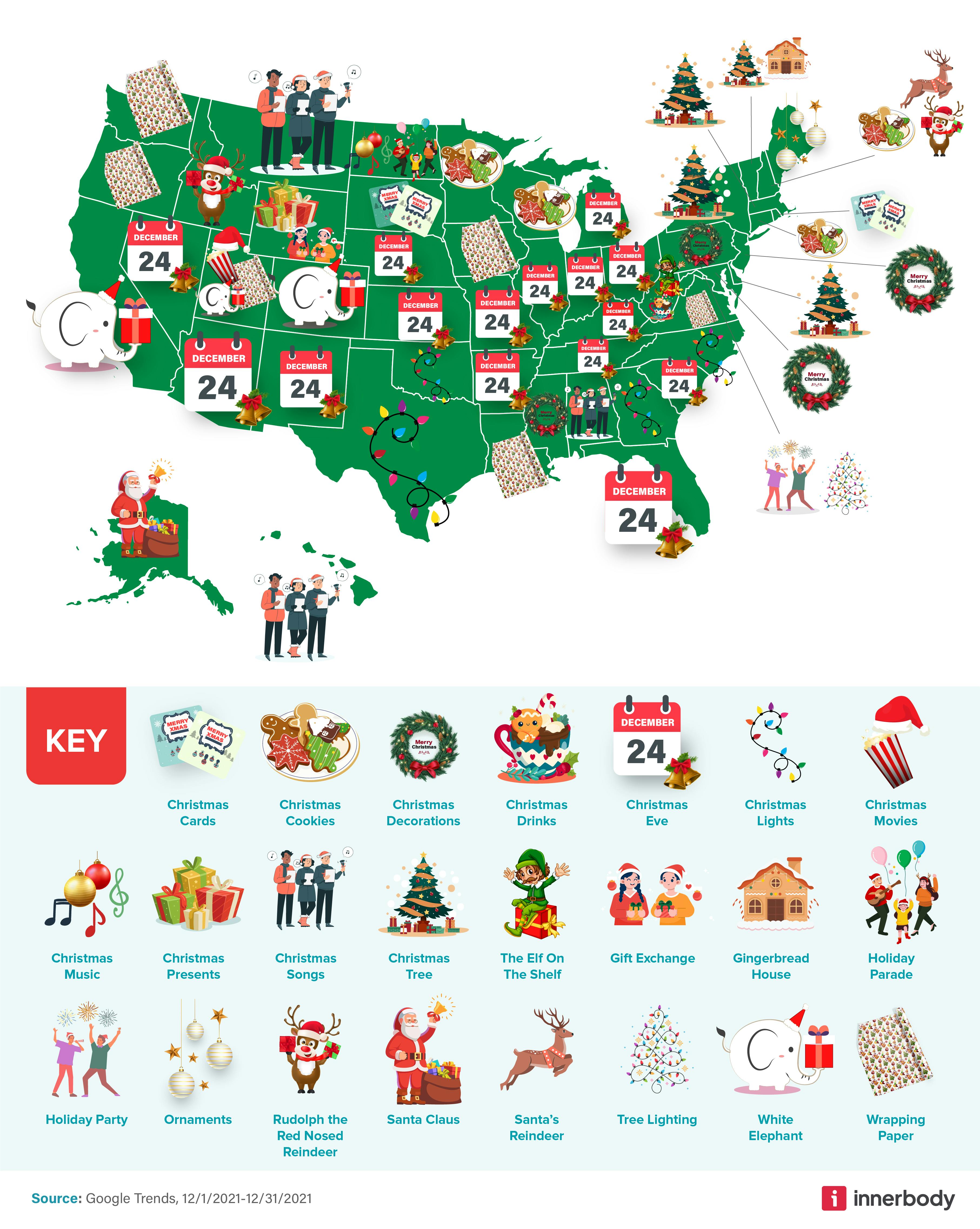Which U.S. State Is Most Festive for Christmas?